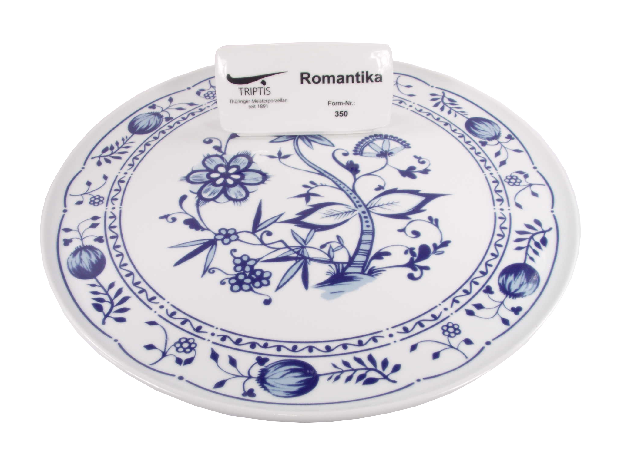 Tortenplatte Zwiebelmuster Triptis 33 cmPorzellan - Triptis-Porzellan ...